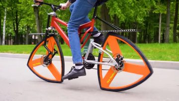 Triangular Triumph: The Triangle-Wheeled Bike Shatters Cycling Norms